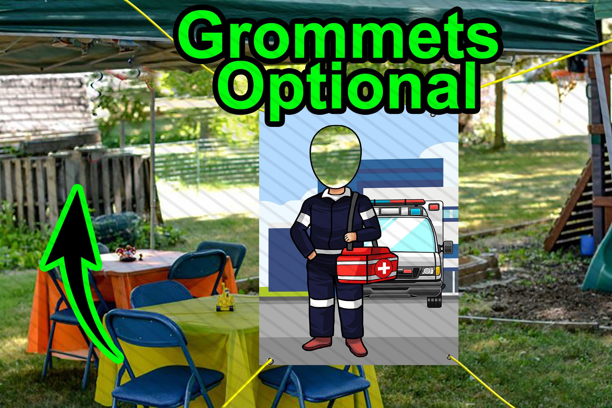 Paramedics Theme Face Cutout 24x36 Photo Stand-in - Etsy