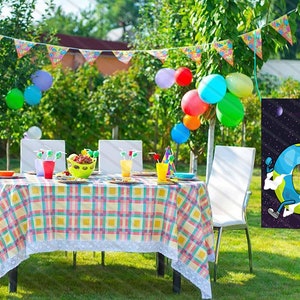 Solar Eclipse Theme Party, 42x72" Photo Standee, Face Hole Cutout, Face ...