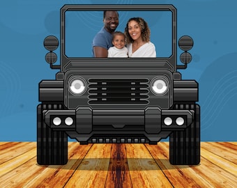 Personalized Police Car Selfie Frame, Police Car Selfie Frame, Photo ...