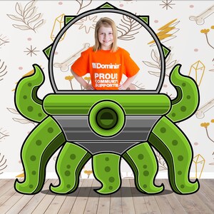 Green Octopus Ship, Cthulhu, Photo Prop, Alien Theme, Photo Booth ...