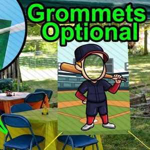 Baseball Player, Hole in Face, Party Selfie Photo Prop, Sports ...