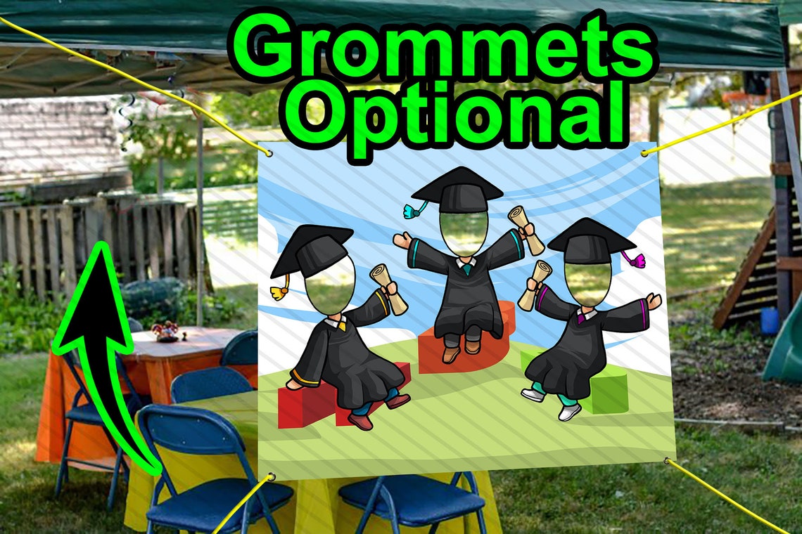 Graduation Theme Face Cutout 36x42 Photo Stand-in - Etsy