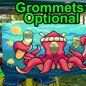 Giant Octopus Photo Booth Prop: DIY Underwater Party Selfie Standee ...