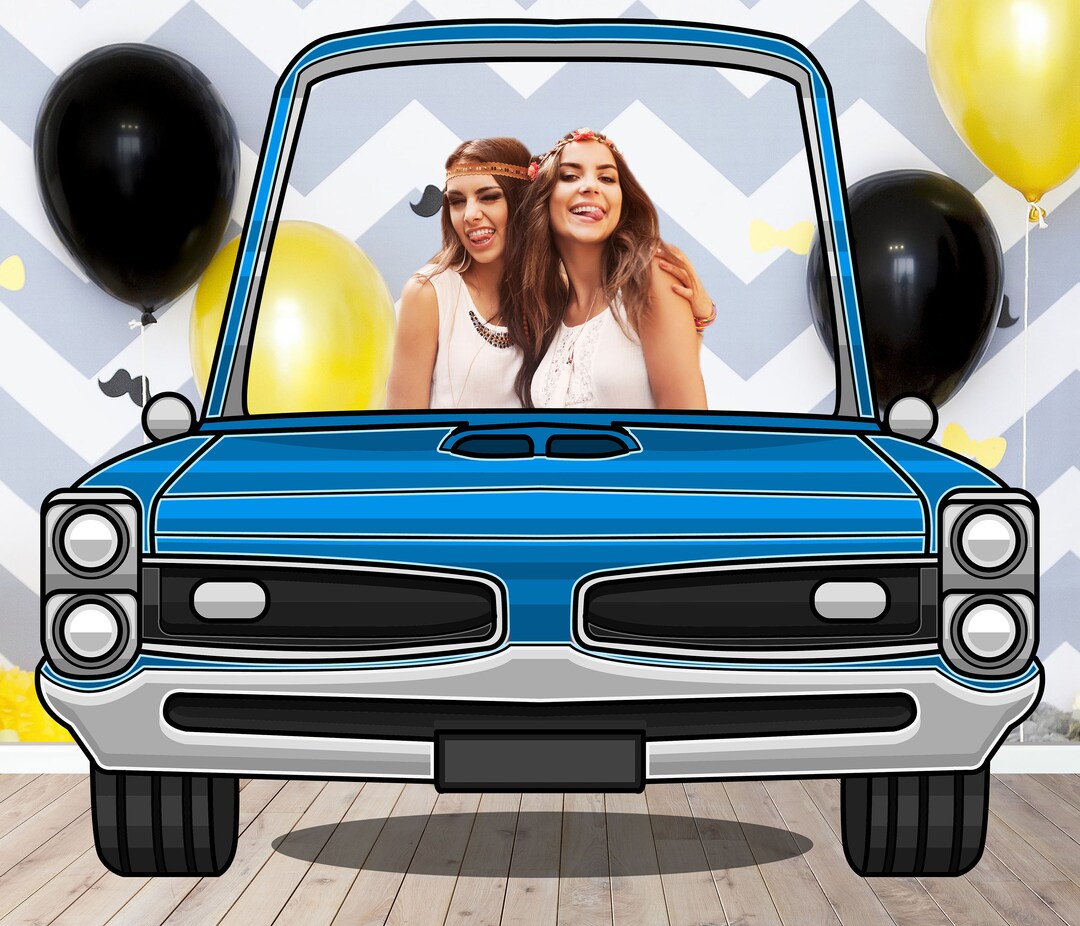 Pontiac GTO Vehicle Photo Prop, Vehicle Theme, Photo Booth Selfie Frame ...