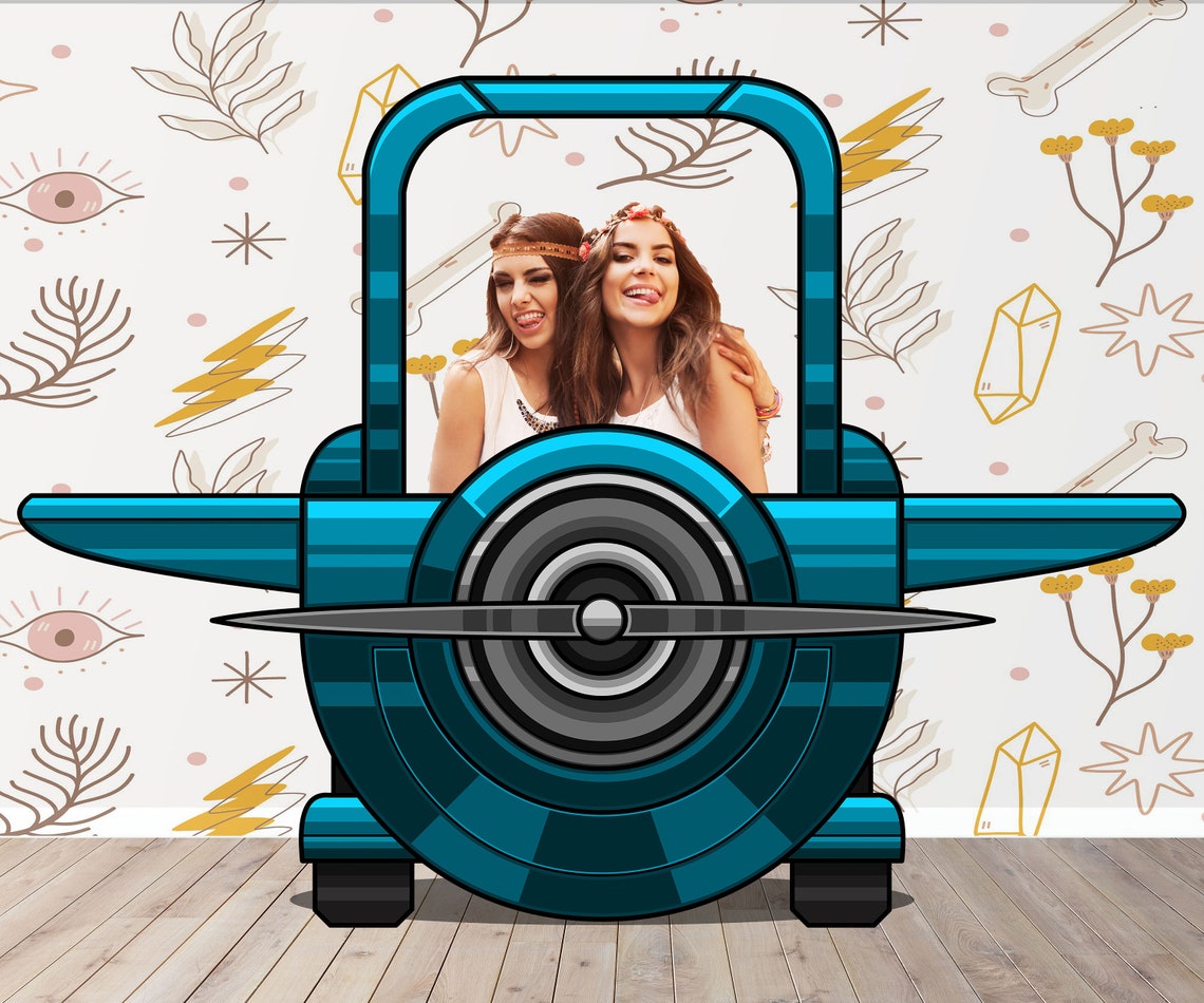 Turboprop Aircraft Photo Prop Airplane DIY Photo Booth | Etsy