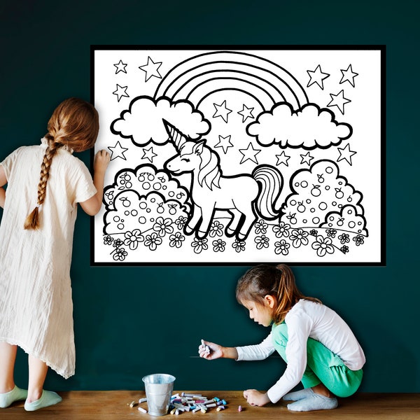 Unicorn Poster - Etsy