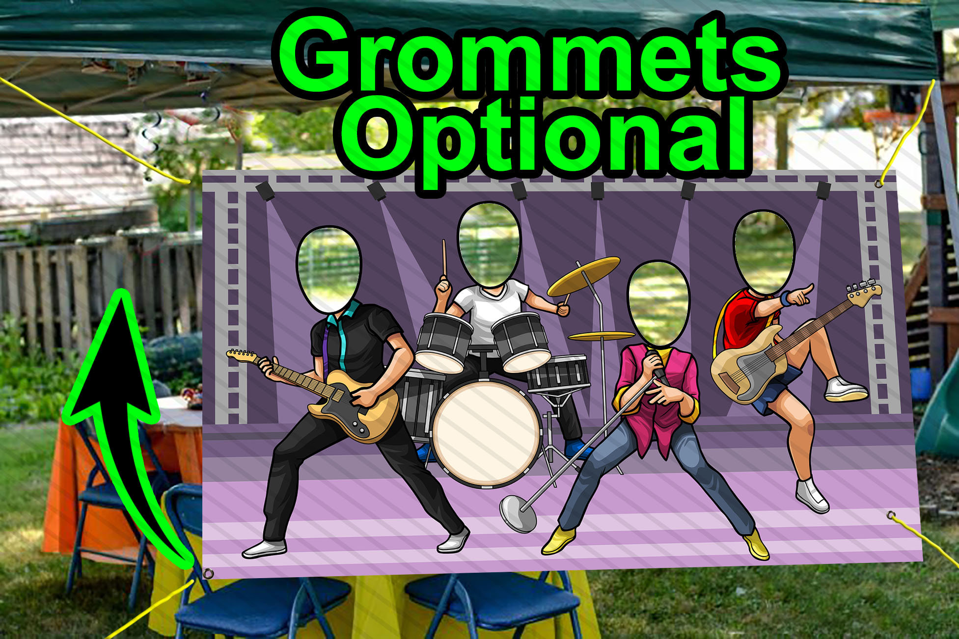 Rock Band: DIY Face in Hole Party Prop (42x72") - Etsy