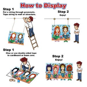 Mailman Theme Face Cutout, 24x36" Photo Standee, Face Hole Cutout, Face ...