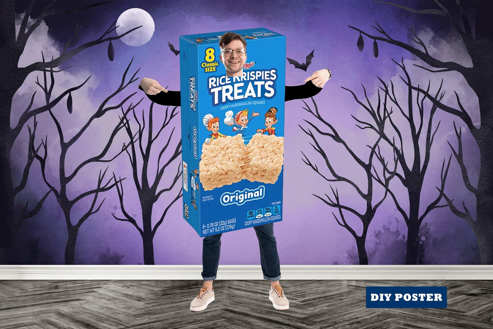 Rice Krispies Treats Halloween Costume, Photo Prop, DIY Poster, Photo ...