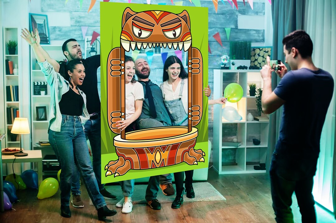 Monster Machine Photo Prop, Futuristic Theme, Photo Booth Selfie Frame ...