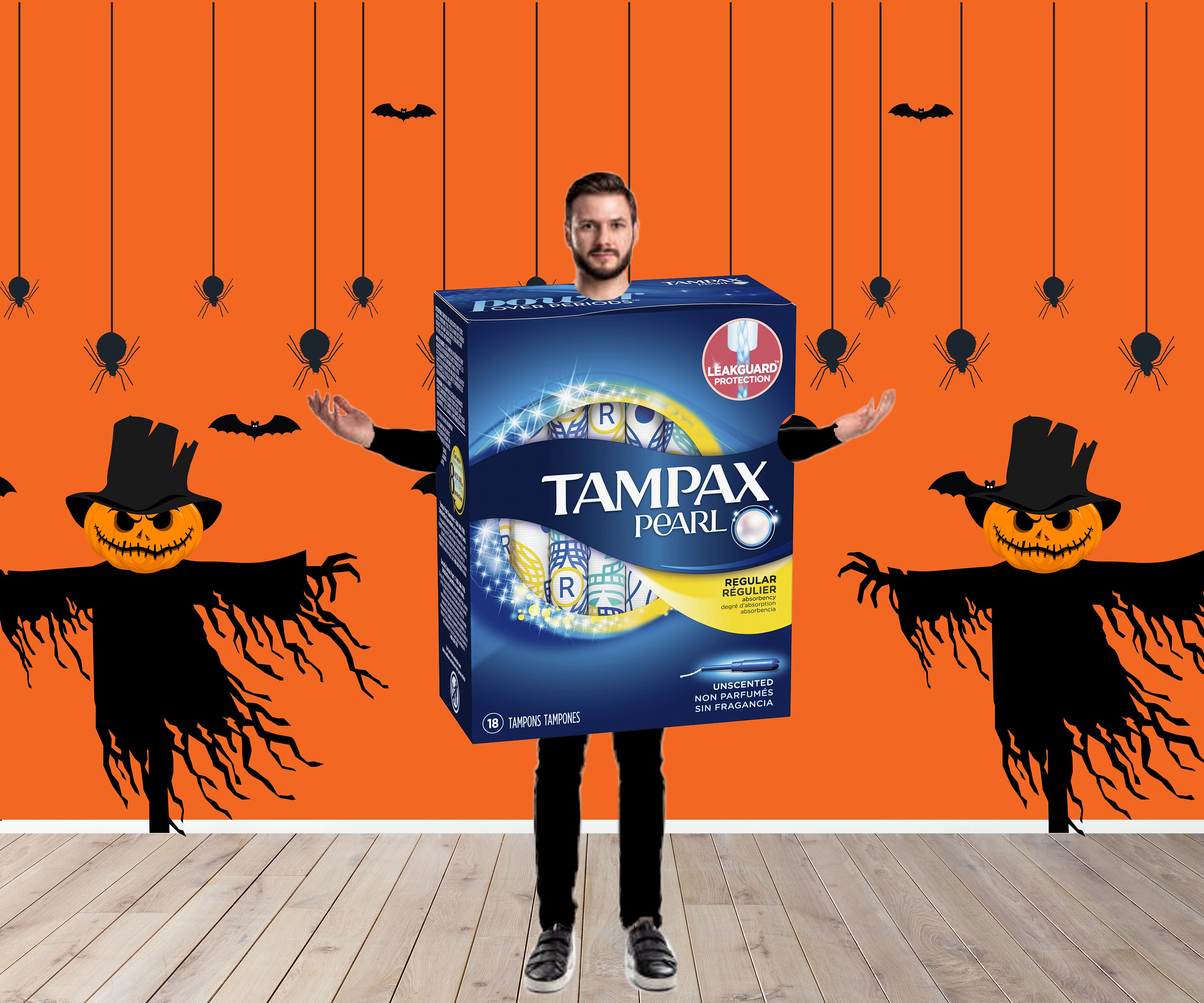Tampon Halloween Costume, Photo Prop, DIY Poster, Photo Booth Selfie ...