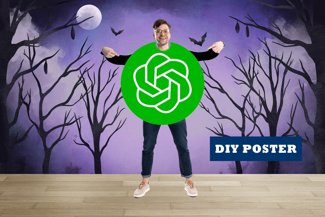 Chatgpt Halloween Costume, Photo Prop, DIY Poster, Photo Booth Selfie ...