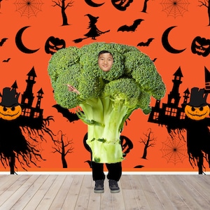 Broccoli Halloween Costume, Photo Prop, DIY Poster, Personalized ...