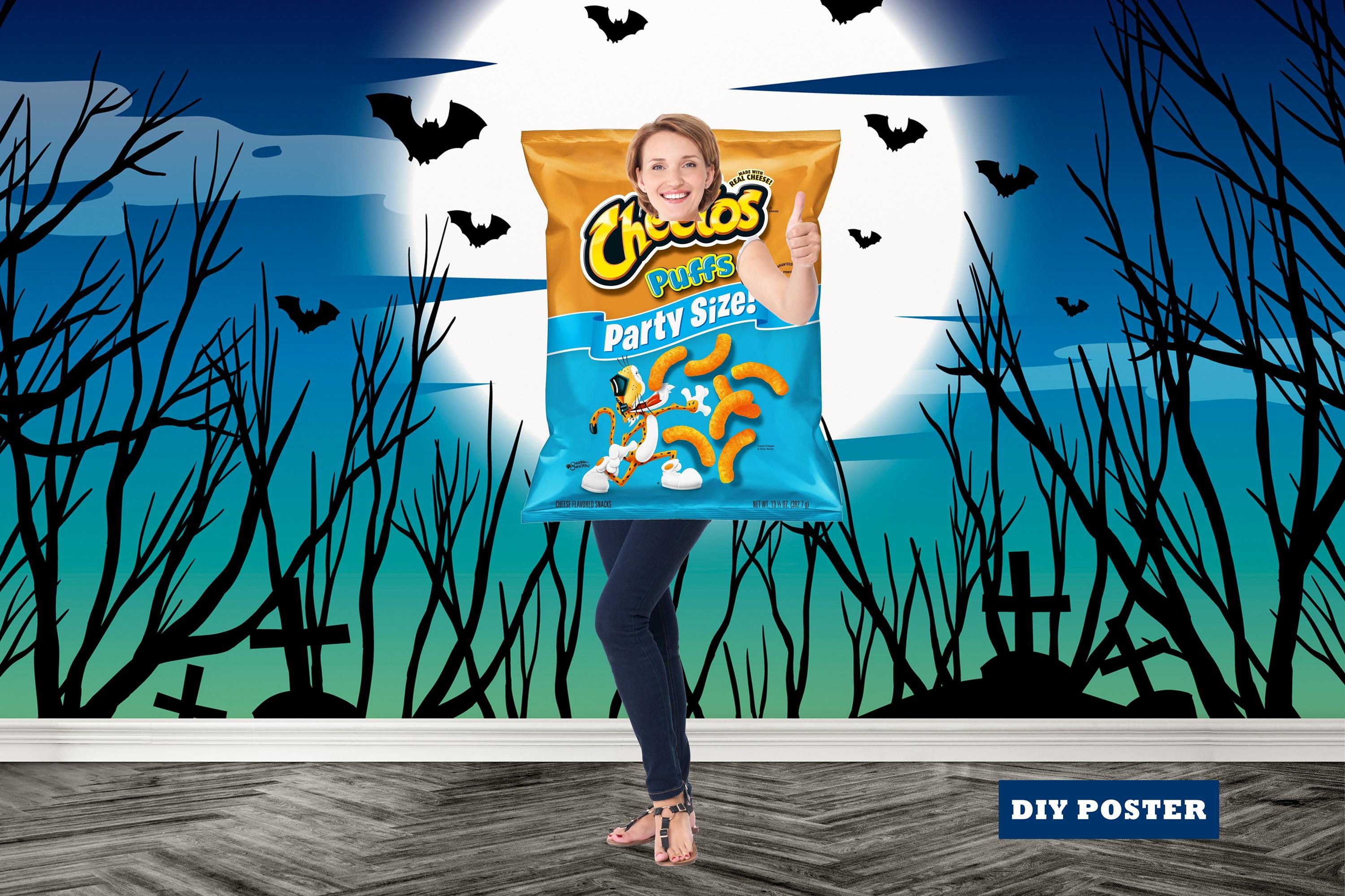 Cheetos Puffs Halloween Costume, Photo Prop, DIY Poster, Photo Booth ...