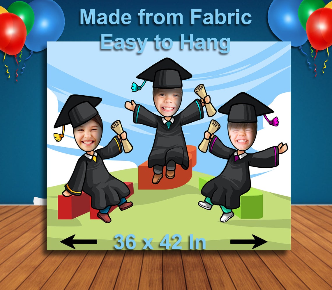 Graduation Theme Face Cutout 36x42 Photo Stand-in - Etsy