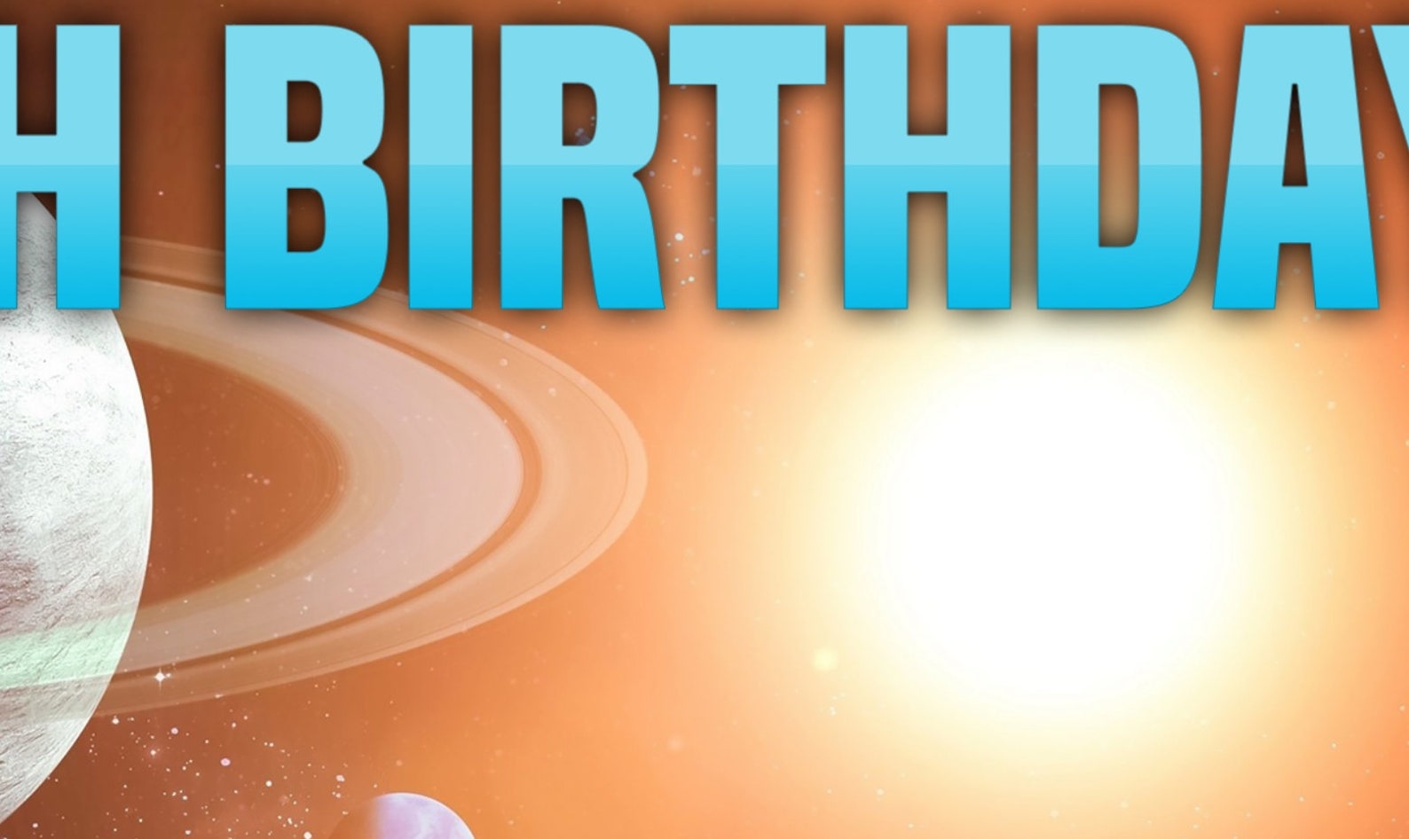 Space Solar System Themed Birthday Banner Personalized - Etsy