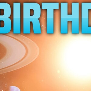 Space Solar System Themed Birthday Banner Personalized Customized - Etsy