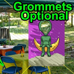 Chillin' Alien, Extraterrestrial Theme, 24x36 Photo Standee, Face Hole ...