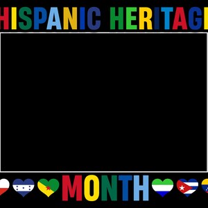 Hispanic Heritage Month, DIY Photo Booth Frame, Party Selfie Prop - Etsy