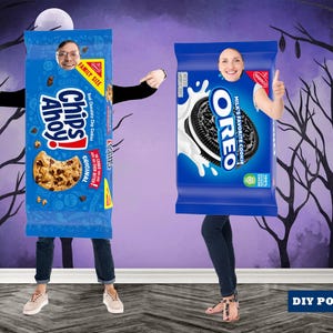 Chips Ahoy and Oreo Halloween Costume, Photo Prop, DIY Poster, Photo ...