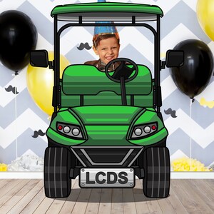 Green Golf Cart Photo Prop, Toy Car DIY, Personalized, Customized ...
