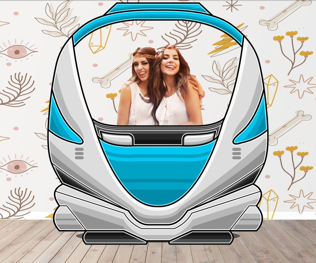 Train Photo Booth Prop: DIY Vehicle Theme Party Backdrop - Etsy