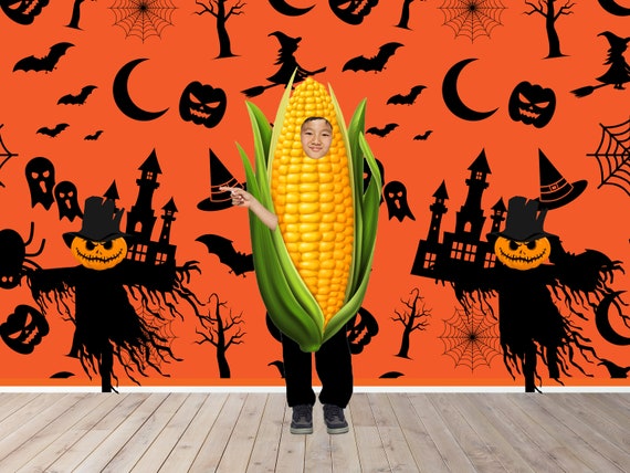Corn Halloween Mask