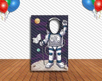 Astronaut Face in Hole | Etsy