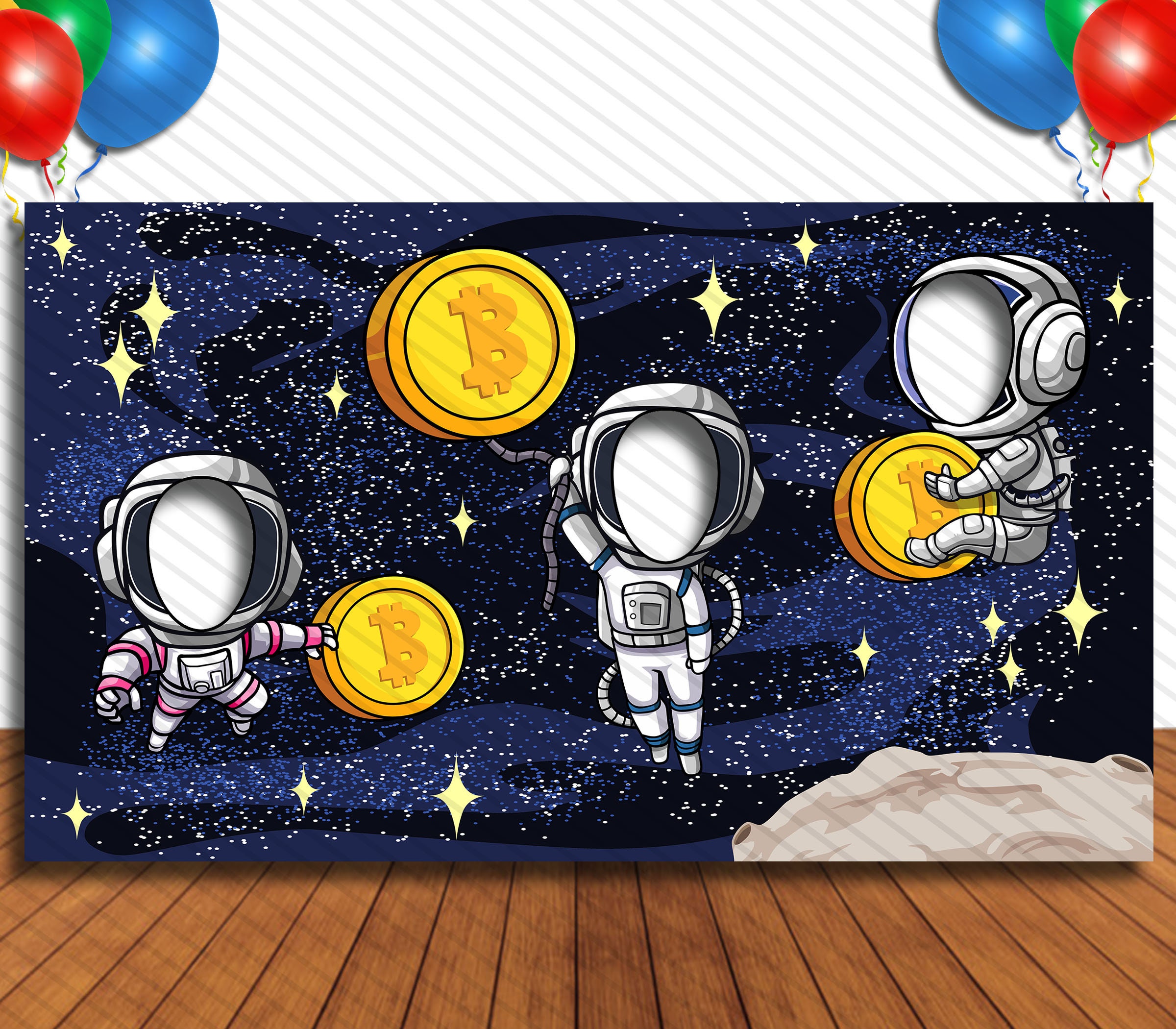 Astronaut Template With Face Cut Out Astronaut Puppet Printable Red