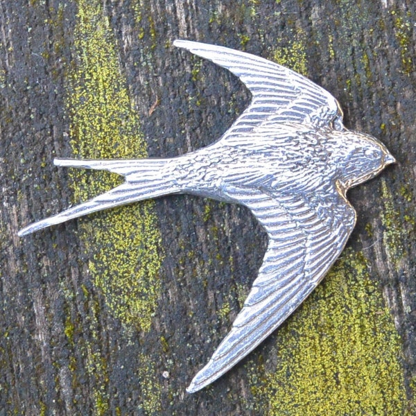 Swallow Brooch - Etsy