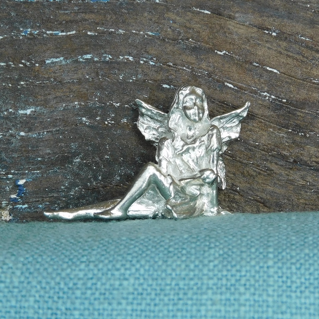 Tiny Flower Fairy Figurine, Fairy Gift, Tilly Fairy, Handmade, in Fine ...