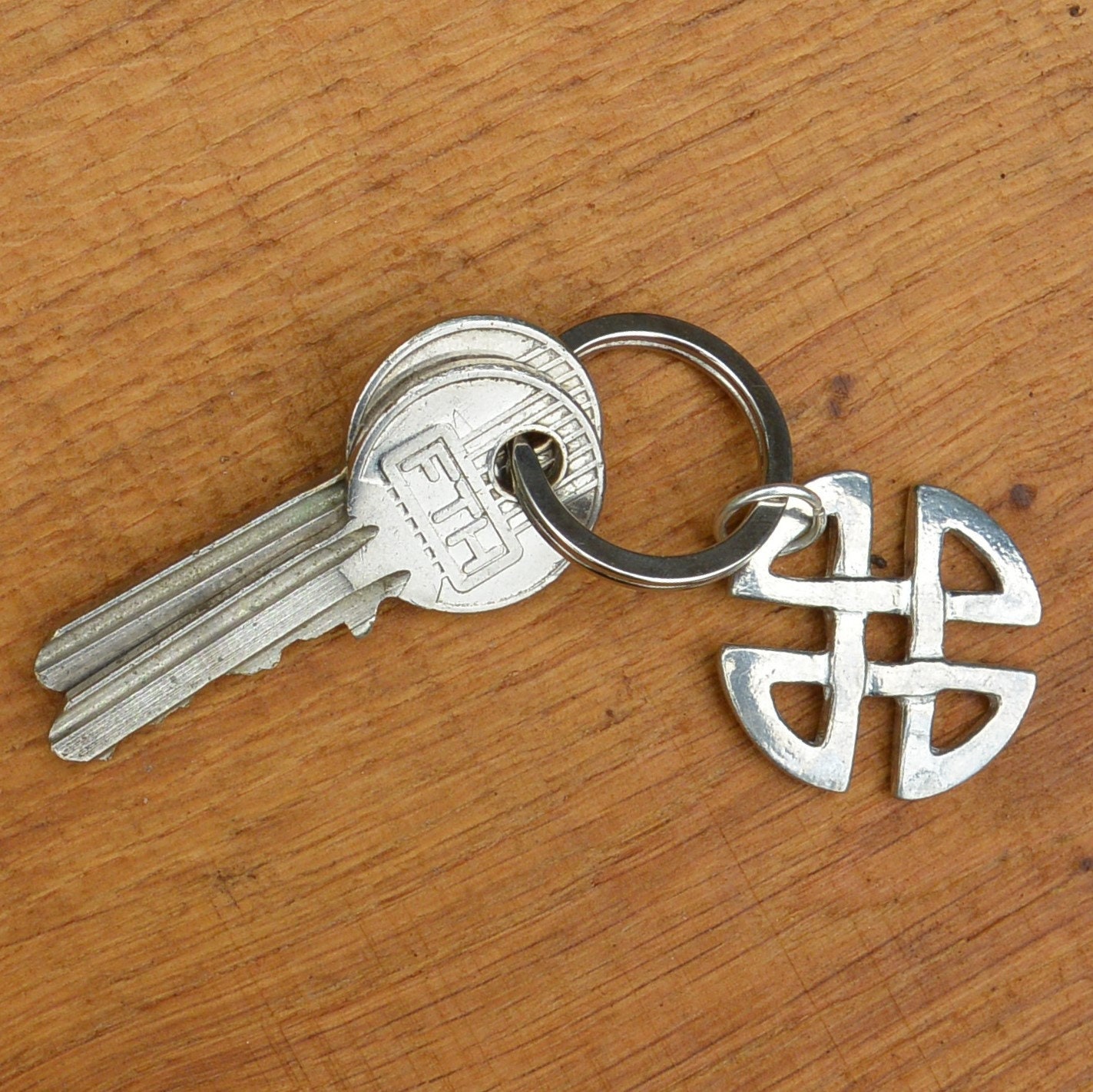 Celtic Love Knot Keyring Celtic Knot Key Fob Handmade by | Etsy