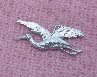 Stork Lapel Pin CC552 Baby Shower Gifts and Pins - Etsy