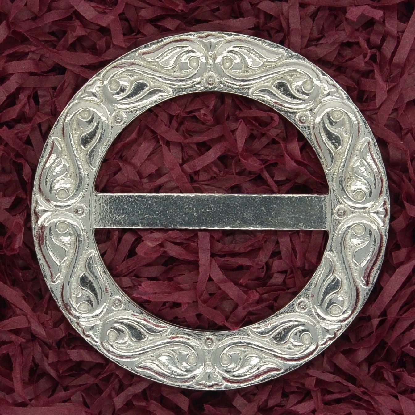 Celtic Scarf Ring Celtic Vine Scarf Slide Handmade in Fine | Etsy