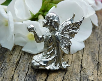 Pewter Fairy Figurine - Etsy