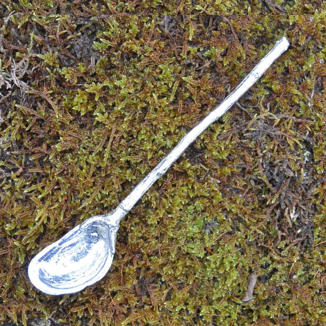 Mussel Shell Jam Spoon, Handcast in Fine Pewter by William Sturt - Etsy