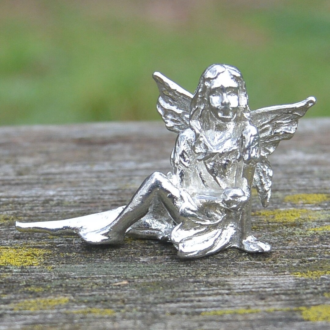 Miniature Fairy, Fairy Figurine, Tilly, Handmade, in Fine Pewter, by ...
