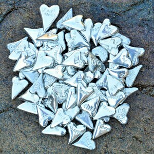 Love, Love Heart, Heart Token, Heart Pocket Token, Handmade, in Fine ...