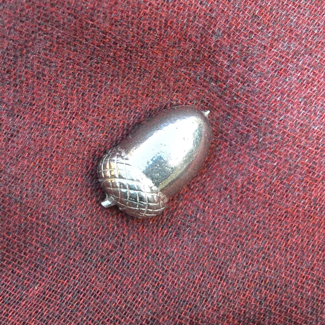 Acorn Lapel Pin, Acorn Accessories, Acorn Gifts, Handmade, in Fine ...