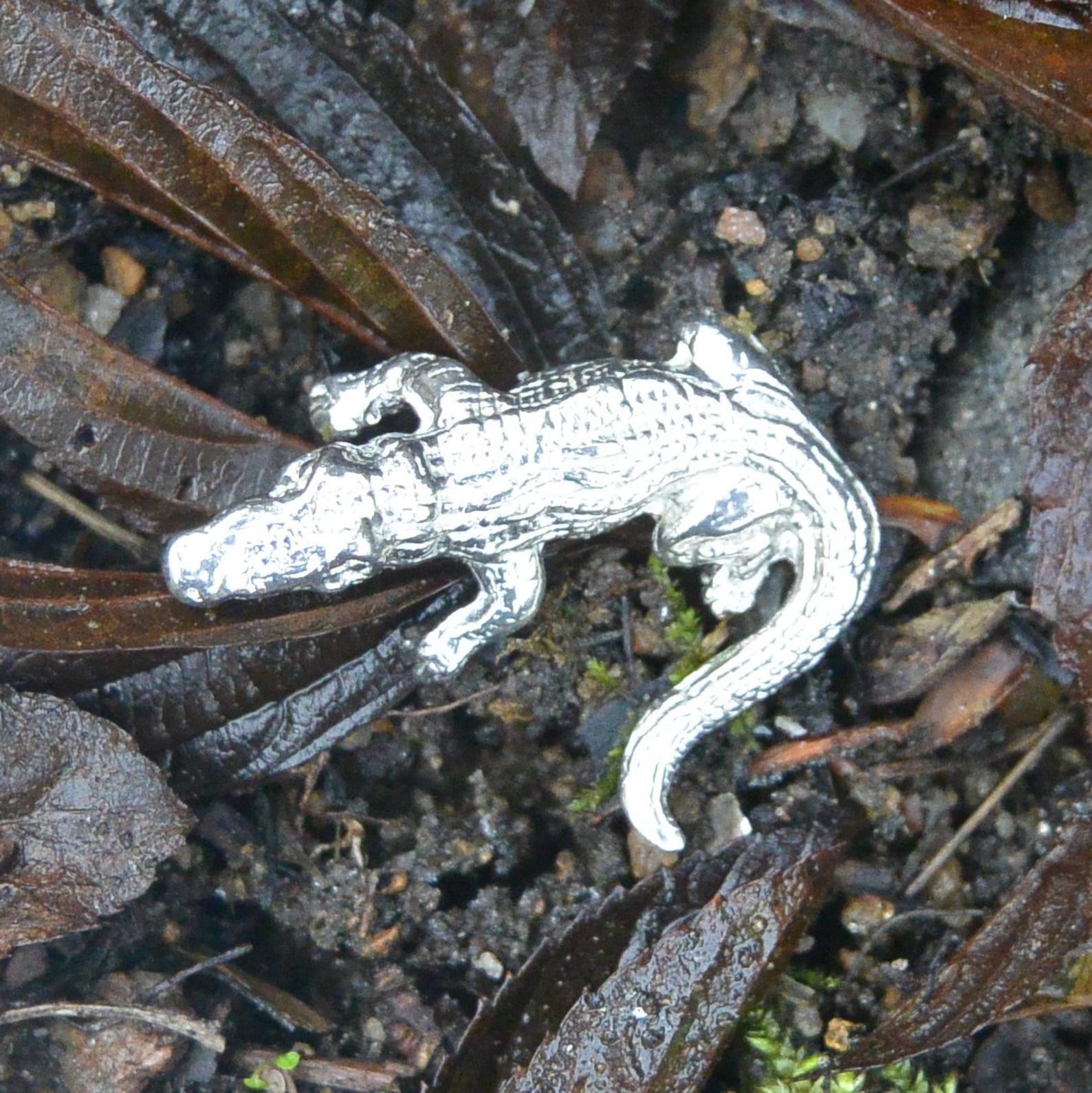 Crocodile Figurine, Crocodile Miniature, Crocodile Sculpture, Handmade ...