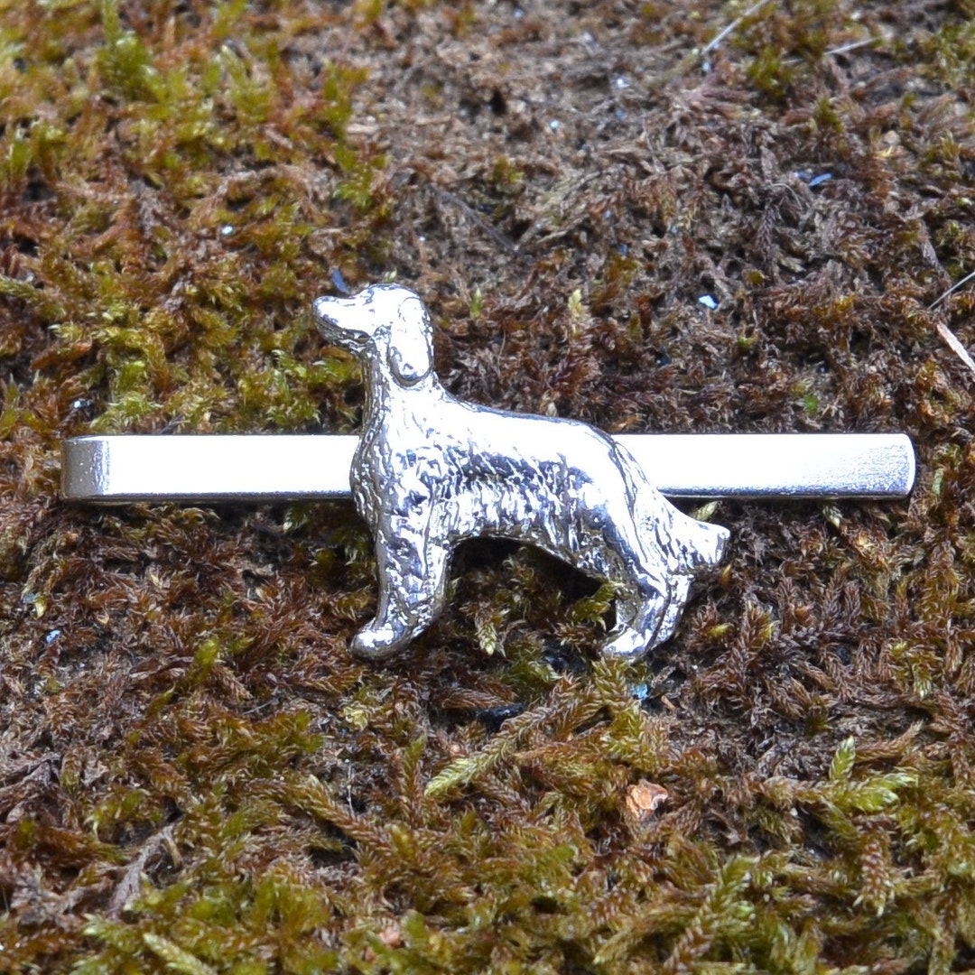 Settertie Clip, Setter Dog Gift, Handcast in Fine Pewter by William ...