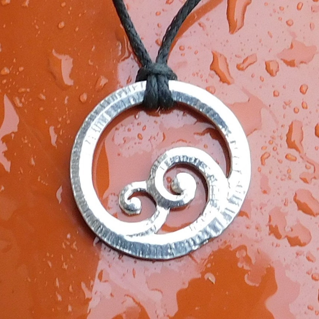 Handcrafted Spiral Koru Pendant, Represents New Beginnings and ...