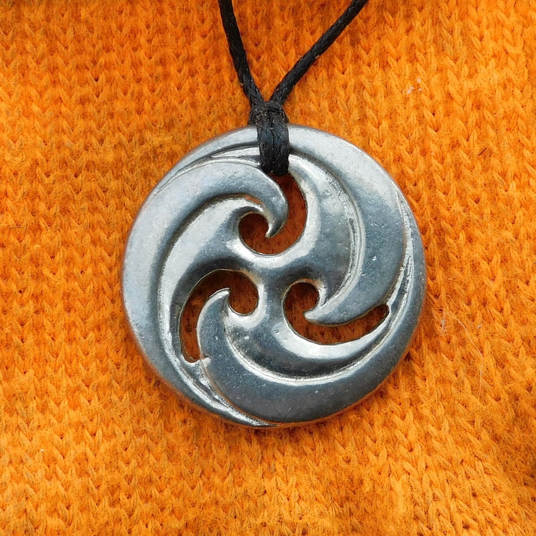 Handcrafted Spiral Koru Pendant, Represents New Beginnings and ...