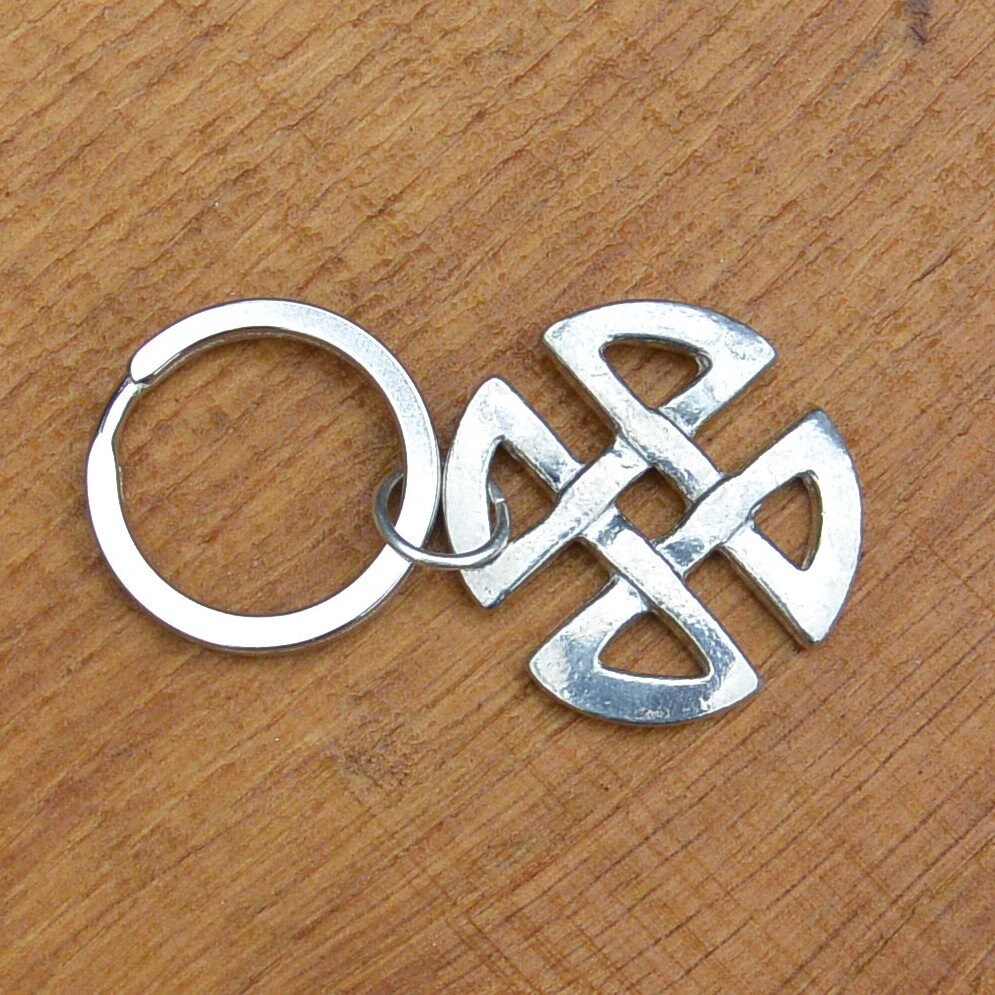 Celtic Love Knot Keyring, Celtic Knot Key Fob, Handmade, by William ...