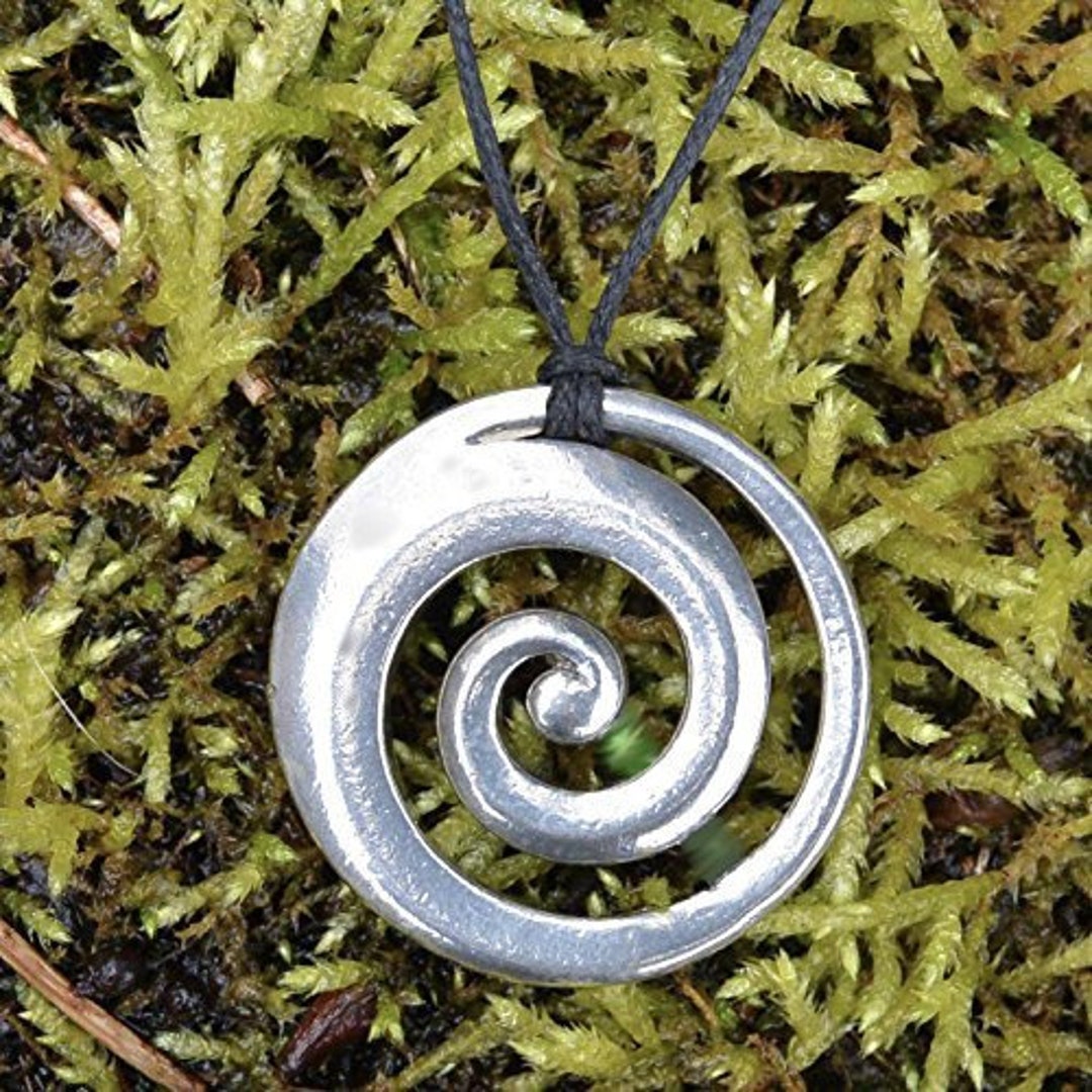 Handcrafted Spiral Koru Pendant, Represents New Beginnings and ...