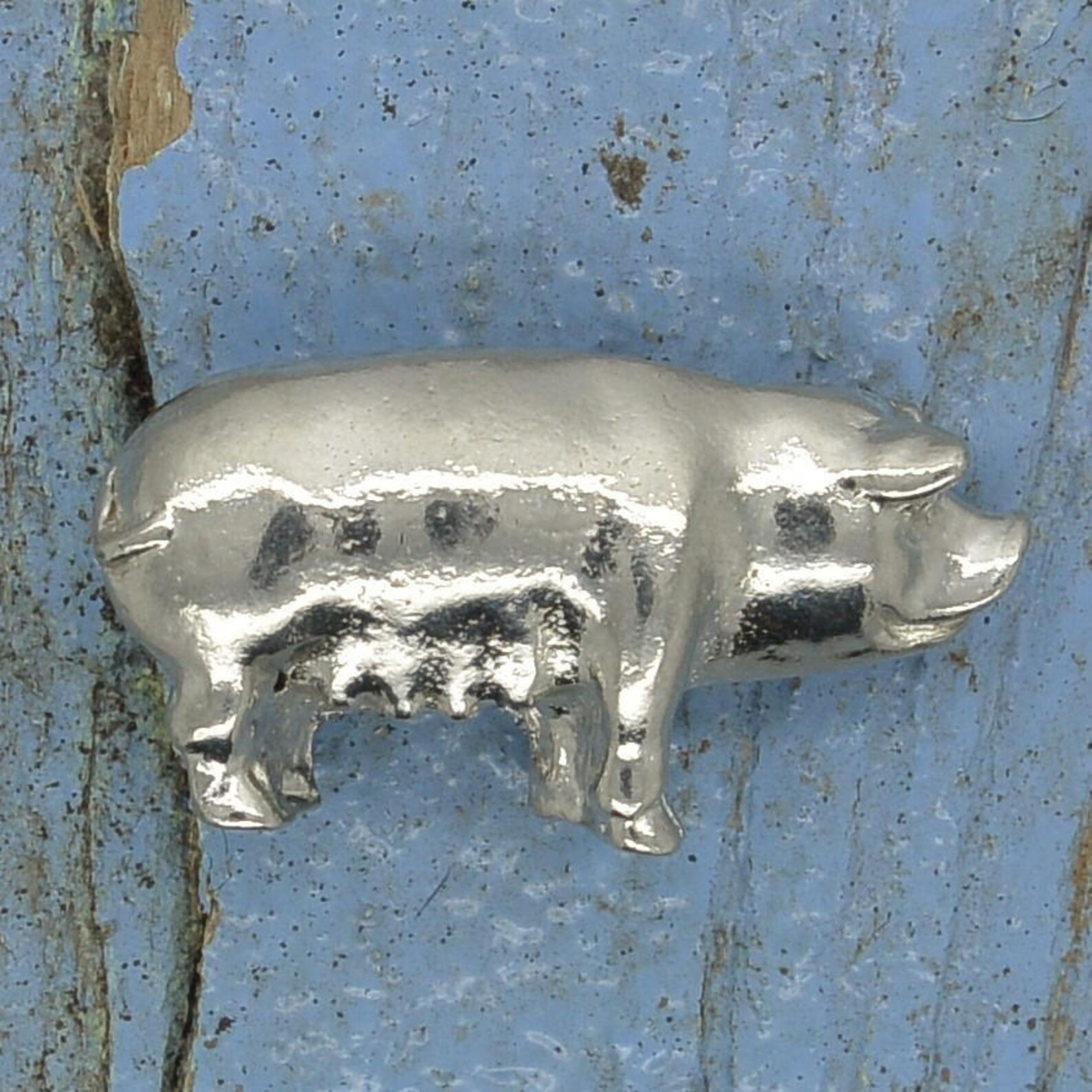 Pig Figurine Pig Ornament Pig Totem Handmade in Fine - Etsy