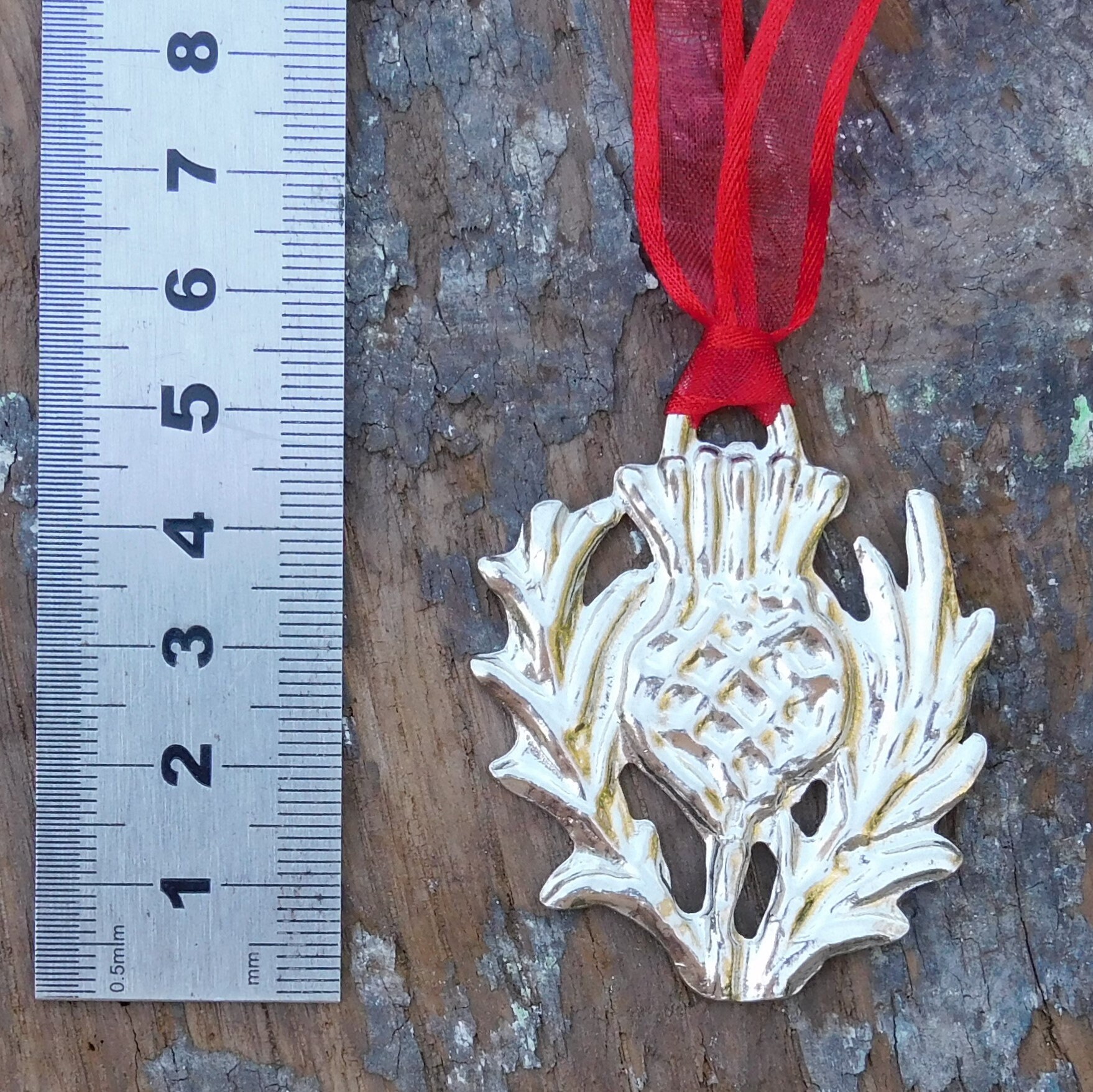 Thistle Christmas Decoration Thistle Decoration Handmade in | Etsy