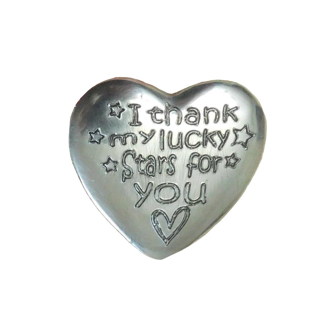 I Thank My Lucky Stars for You Love You Gift Pocket Token - Etsy