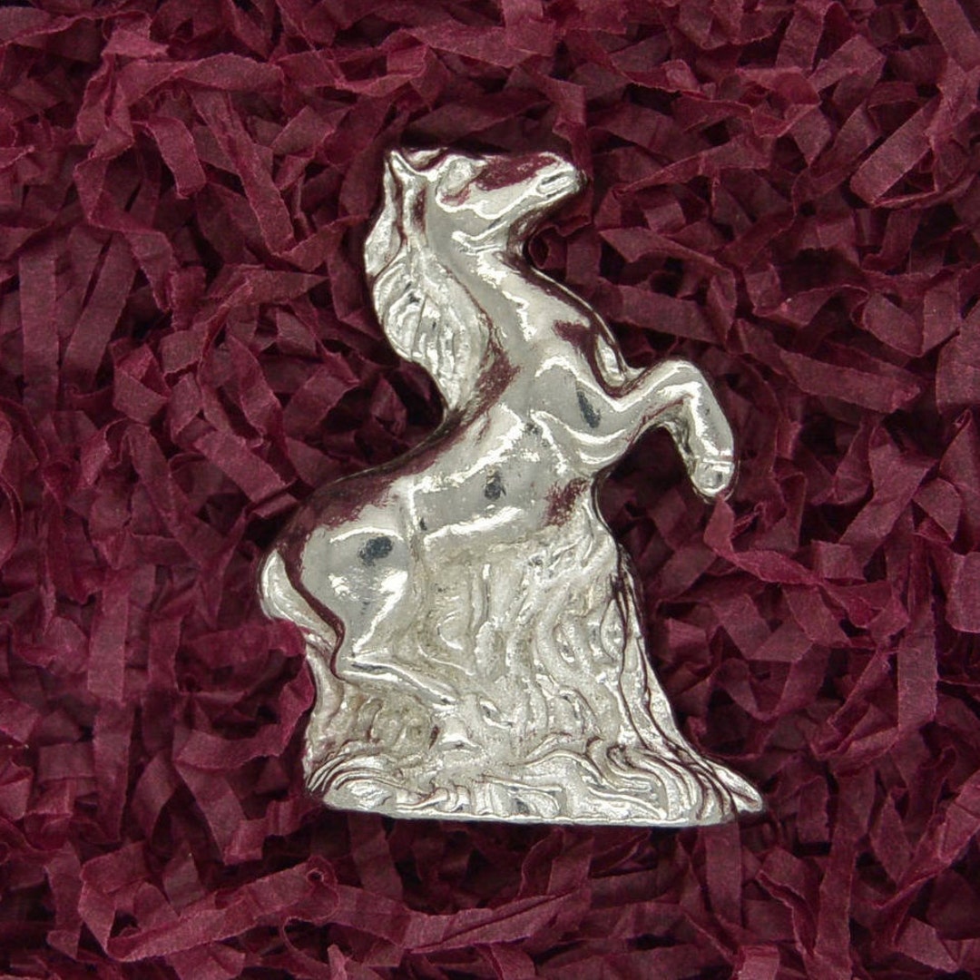 Beeldje Paard, Miniatuur Paard, Beeldje Paard, Handgemaakt, in Tin door ...