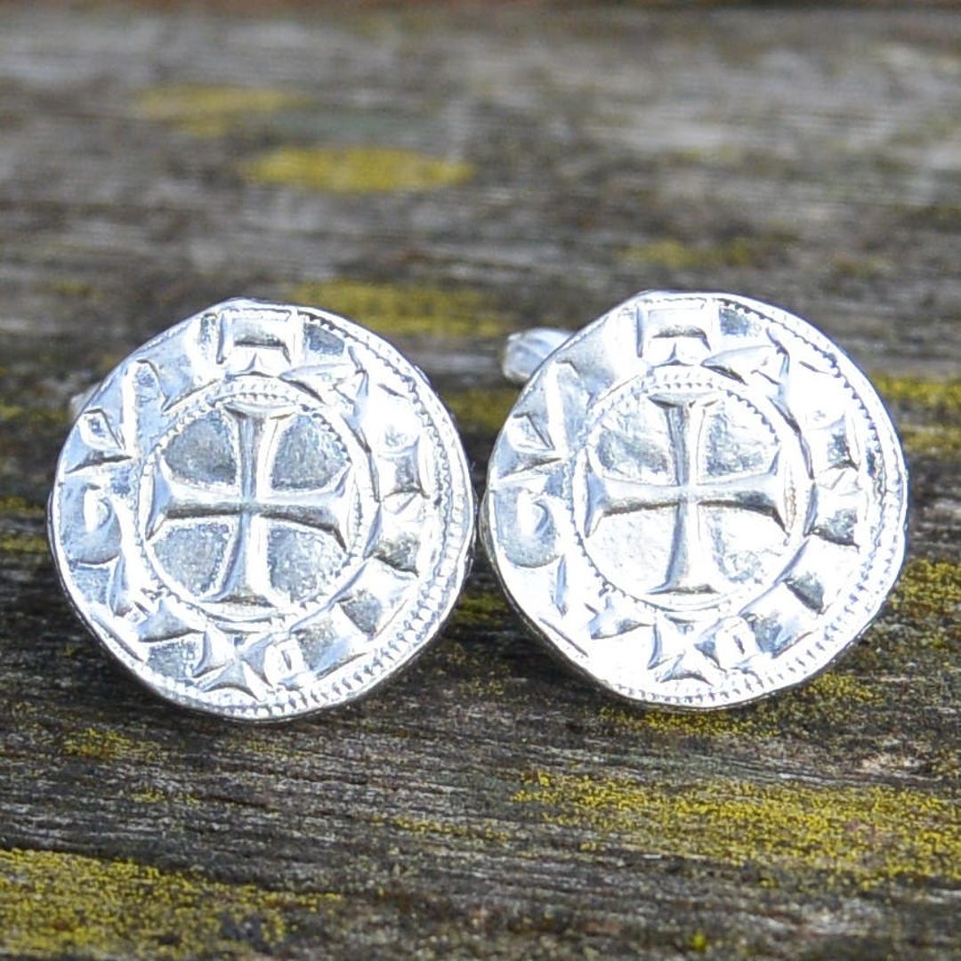 Knight Templar Cufflinks, Wedding Cufflinks, Handmade in Fine Pewter ...